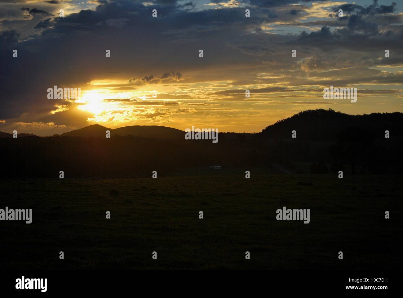 Black hills and sunset hi-res stock photography and images - Alamy