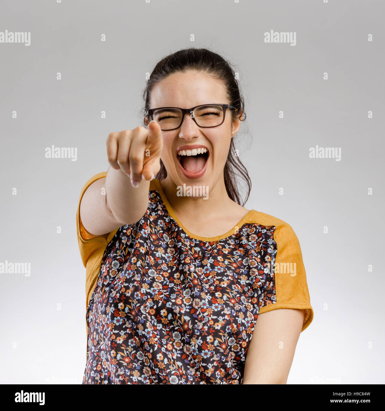Smiling laugh hi-res stock photography and images - Alamy