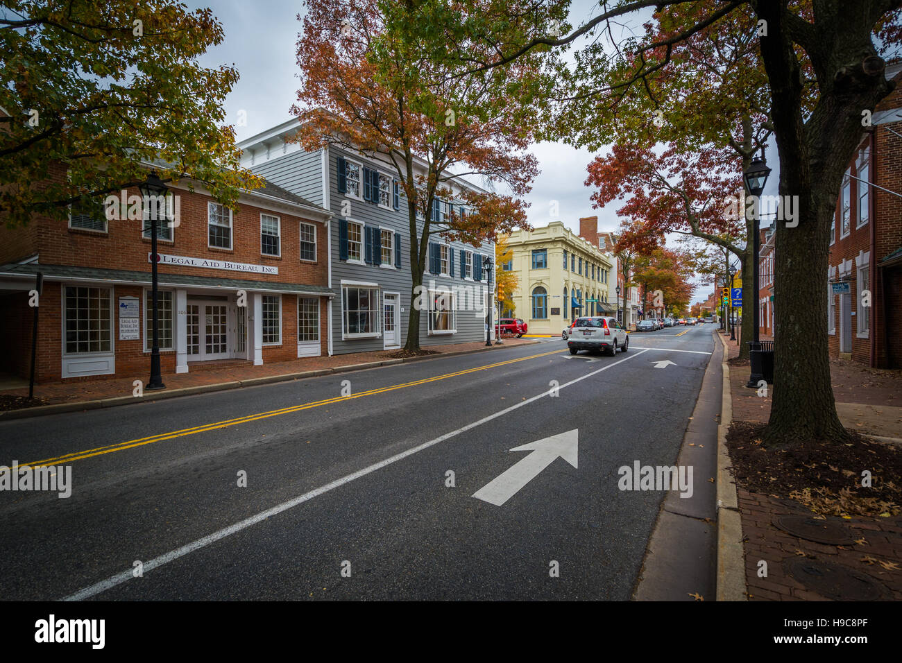 Washington Street, in downtown Easton, Maryland Stock Photo - Alamy