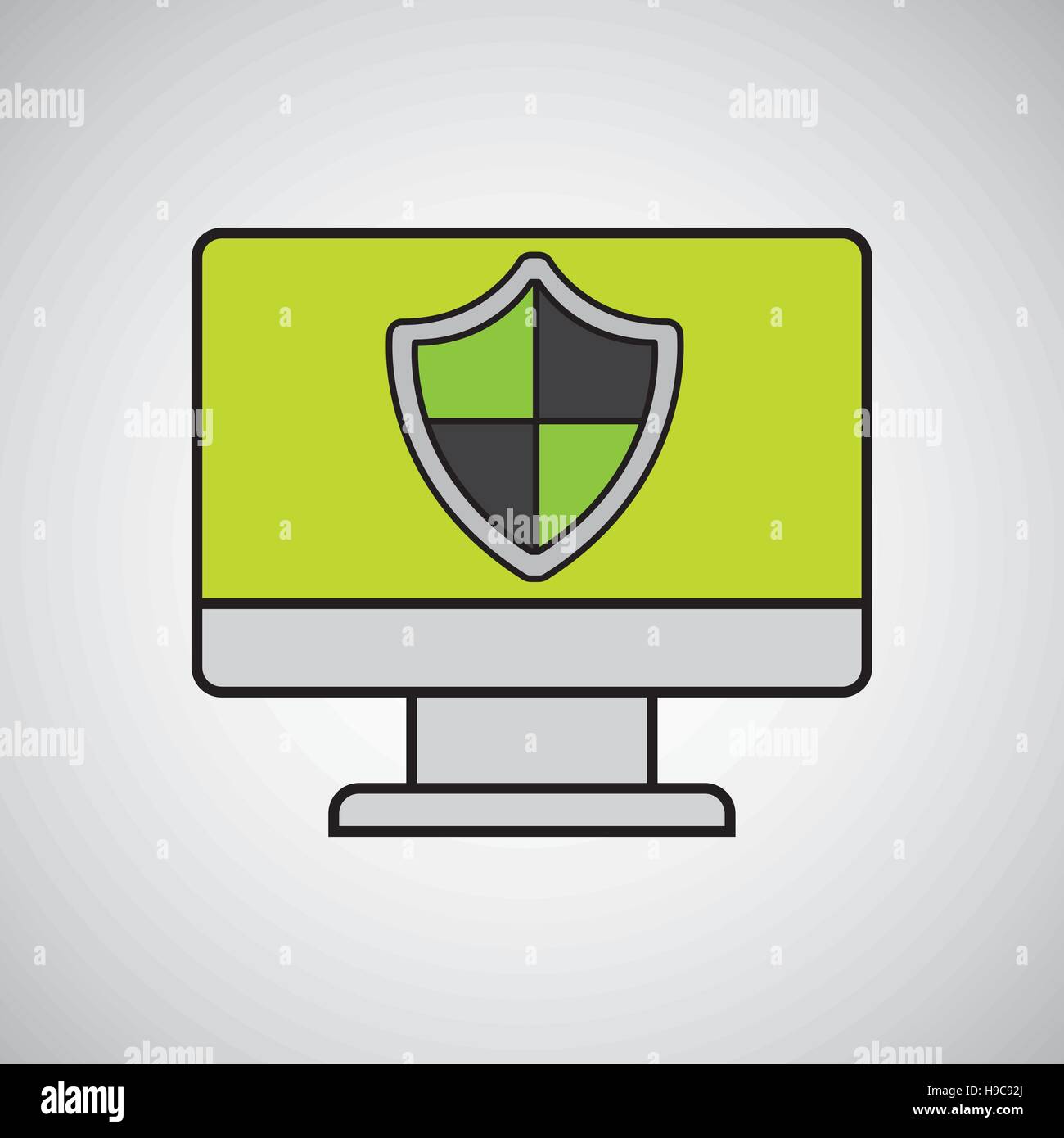 internet security computer protection shield vector illustration eps 10 ...