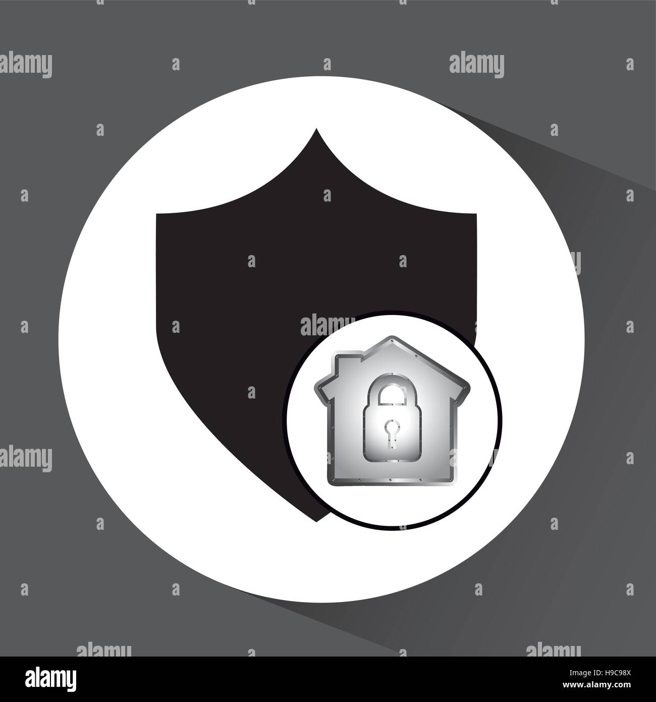 computer data protection shield icon vector illustration eps 10 Stock ...