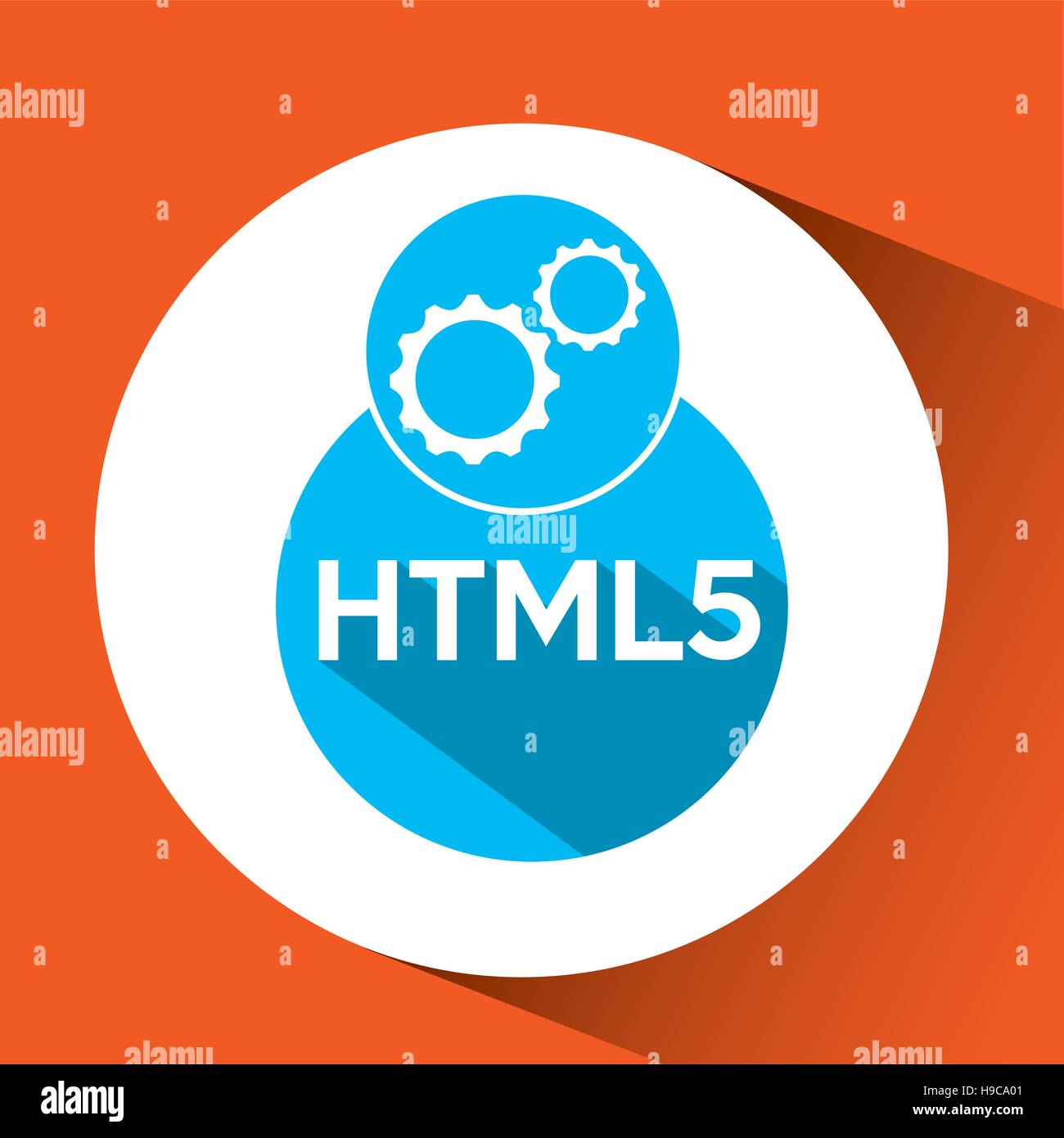 Html5 vector vectors hi-res stock photography and images - Alamy