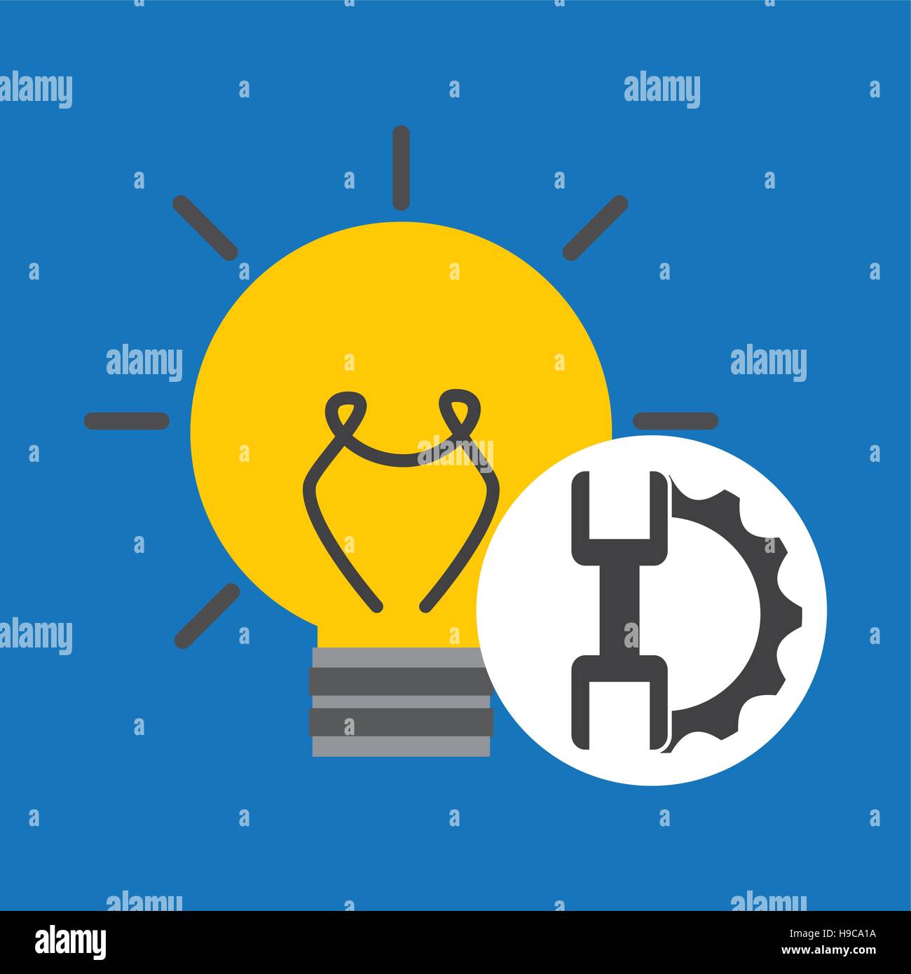 idea gear programming tool vector illustration eps 10 Stock Vector ...