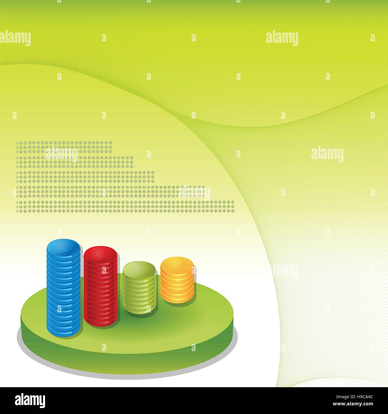 Financial infographic background, vector format Stock Vector Image ...