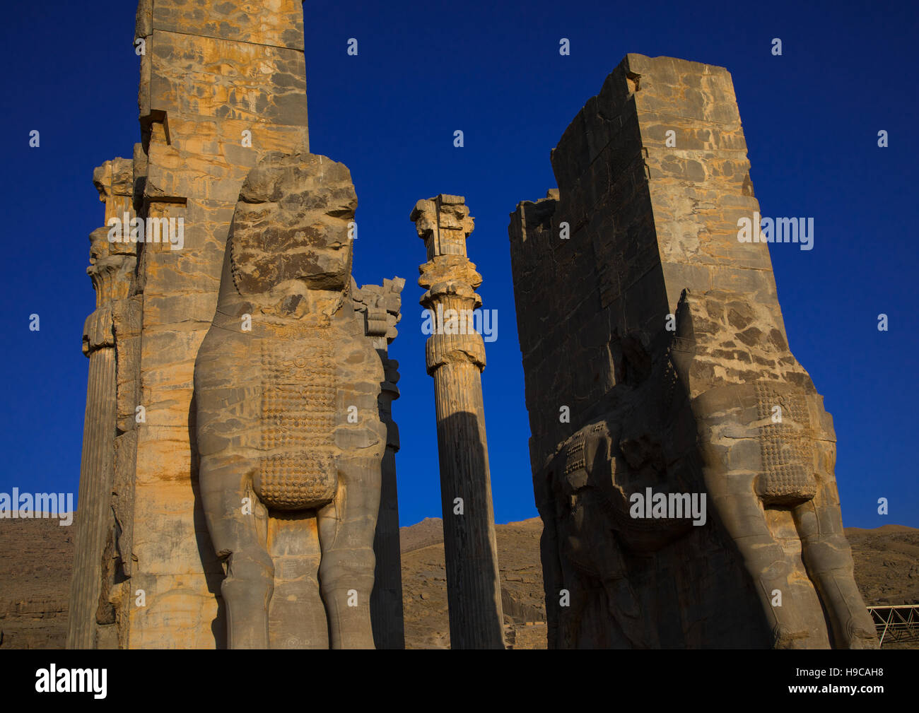 The gate of all nations in persepolis, Fars province, Marvdasht, Iran ...