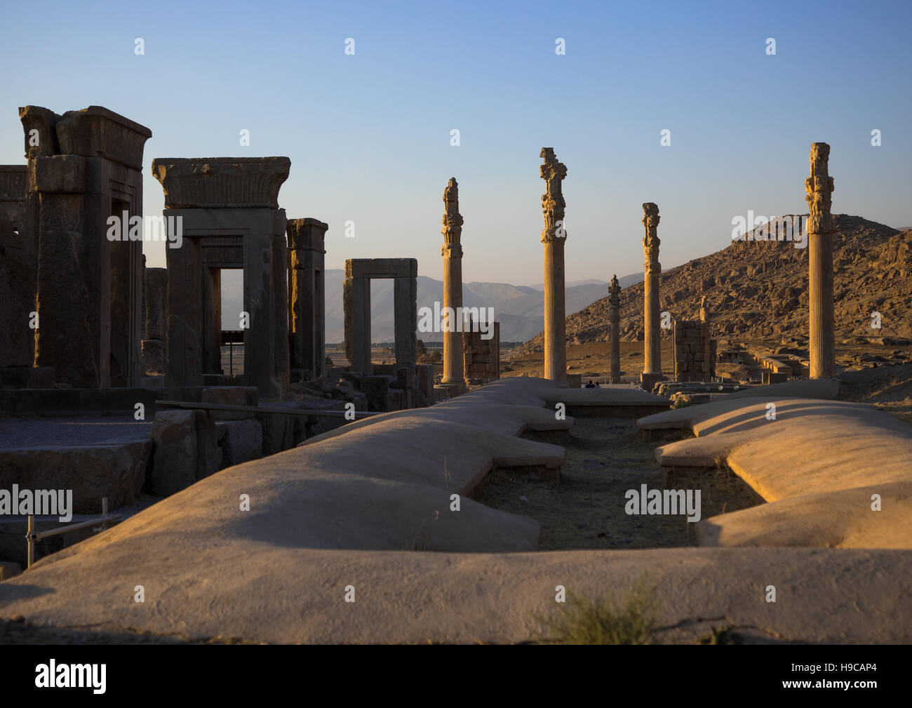 Ruins of the gate of all nations in persepolis, Fars province ...