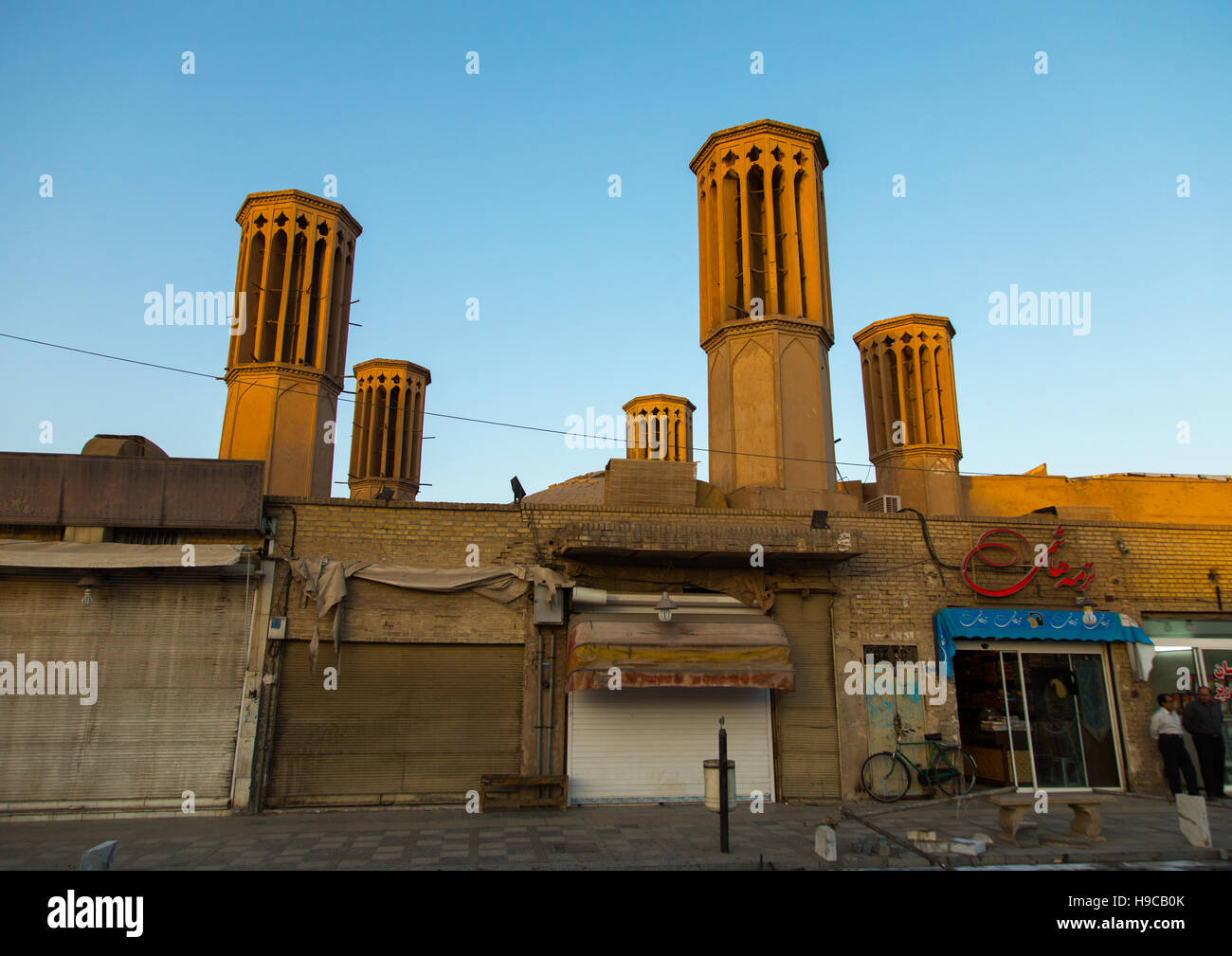 Wind towers used as a natural cooling system in iranian traditional ...