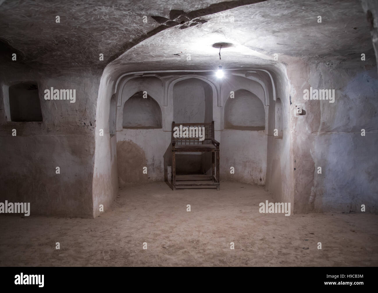 Jameh mosque basement, Isfahan province, Nain, Iran Stock Photo - Alamy