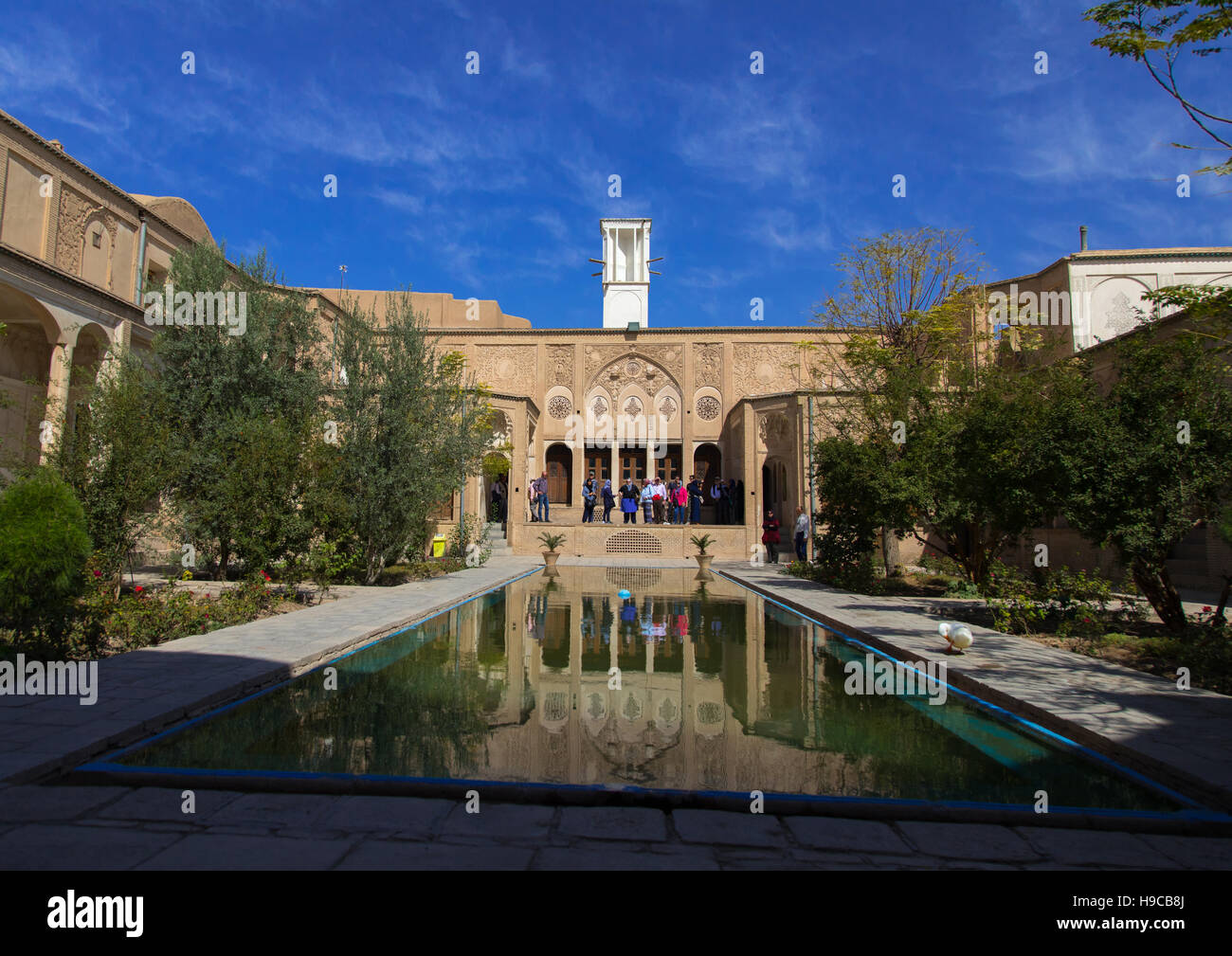 Boroujerdi historical house and its wind tower, Isfahan province ...