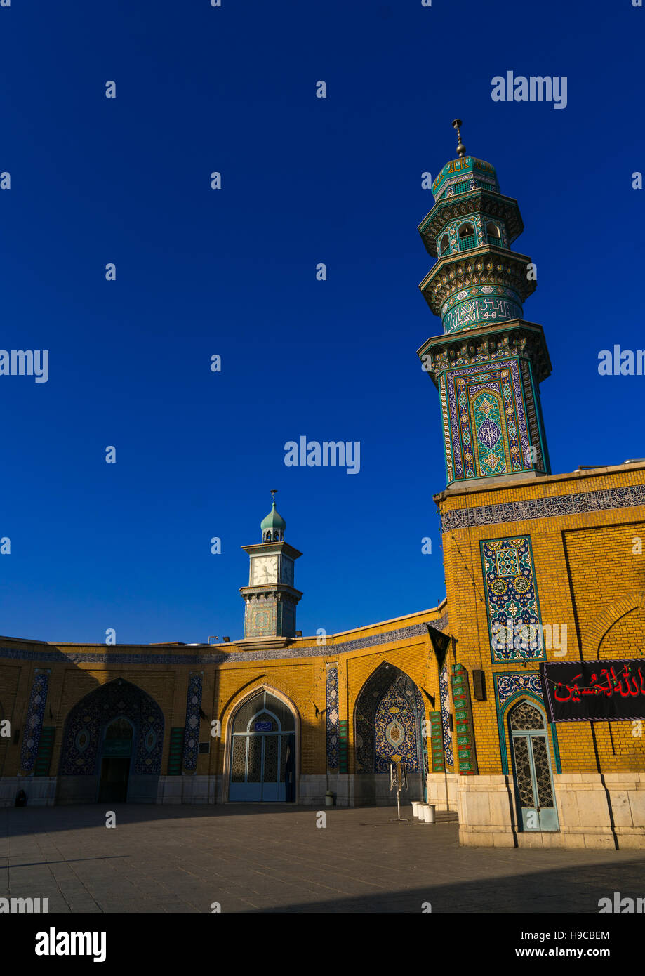 Fatima al-masumeh shrine during muharram, Central county, Qom, Iran ...
