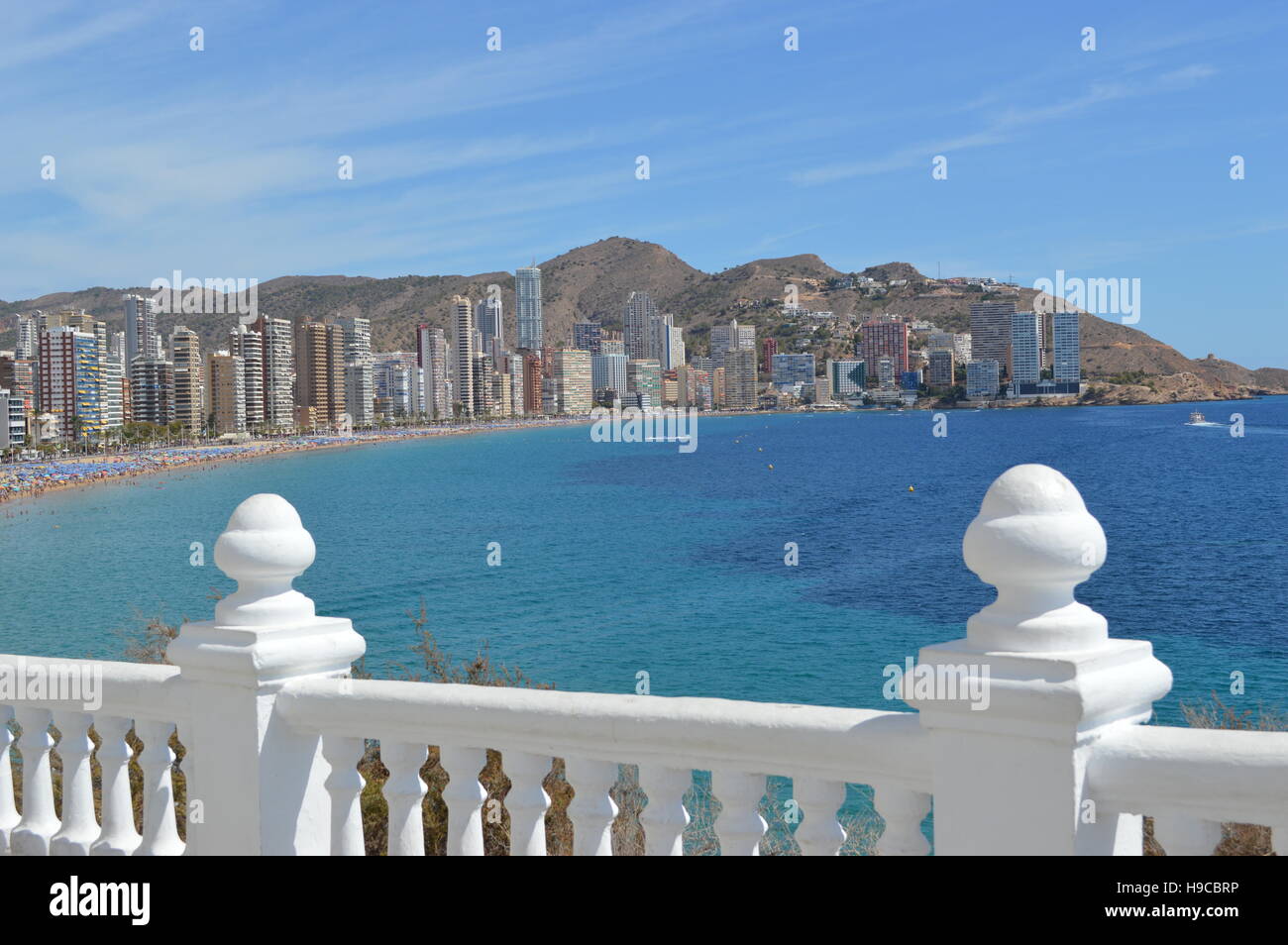 Views of Benidorm Levante Beach Stock Photo - Alamy