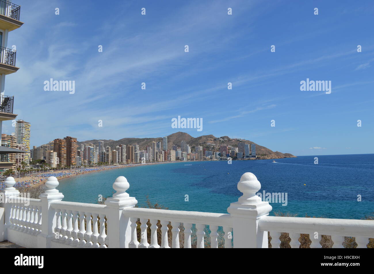 Views of Benidorm Levante Beach Stock Photo - Alamy