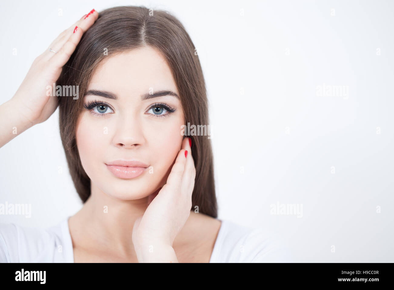 Woman fresh face skin hi-res stock photography and images - Alamy