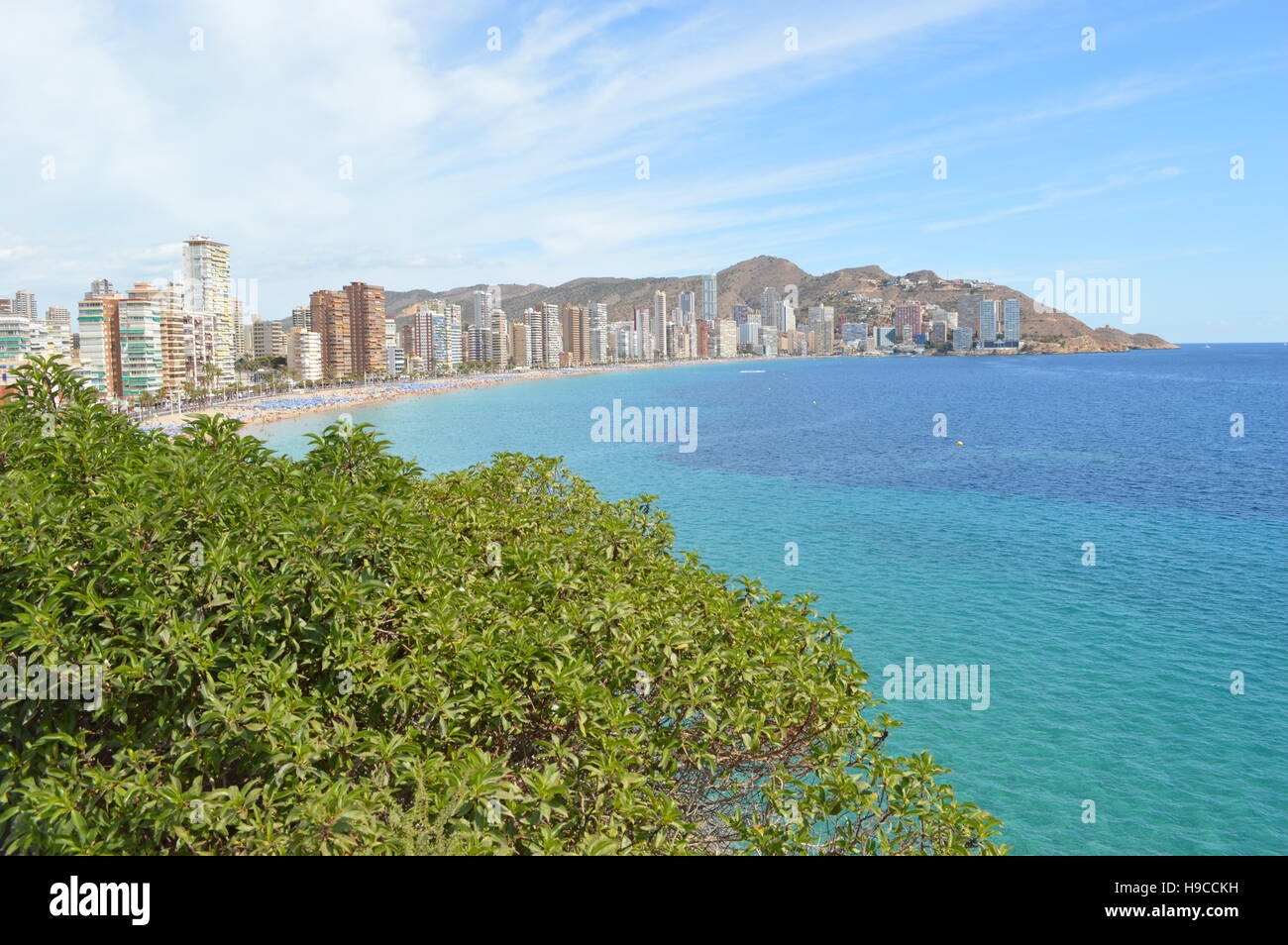 Photograph of Levante Beach in Benidorm, Costa Blanca, Spain ...