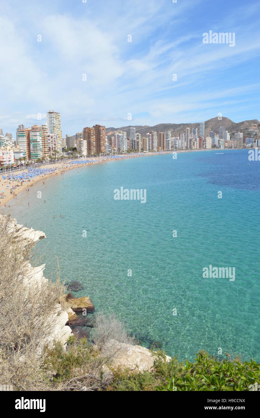 Photograph of Levante Beach in Benidorm, Costa Blanca, Spain ...