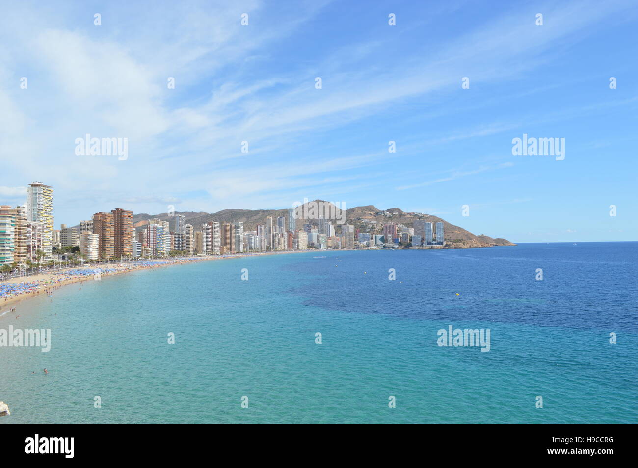 Photograph of Levante Beach in Benidorm, Costa Blanca, Spain ...