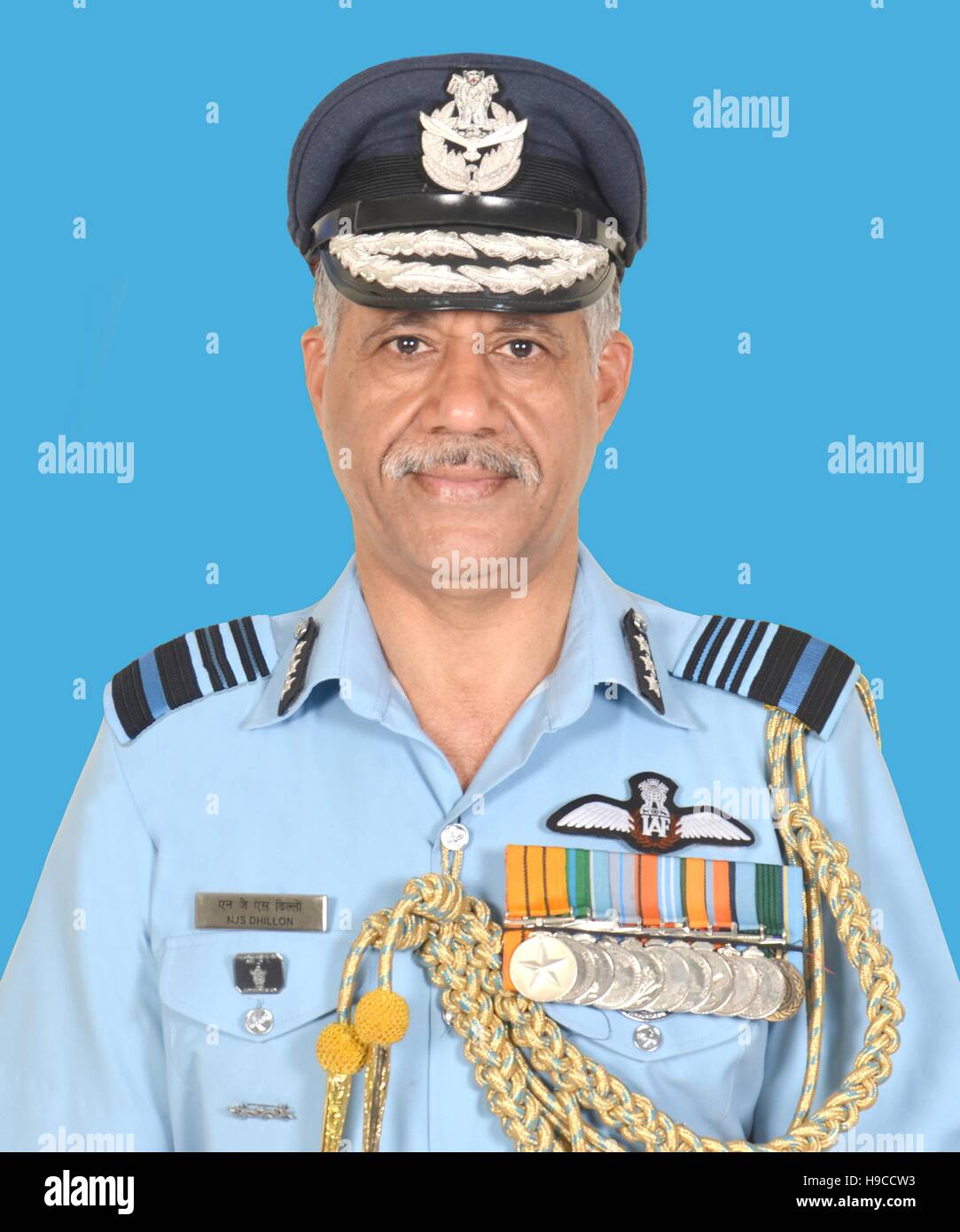 Indian Air Marshal N.J.S. Dhillon, Senior Air Staff Officer, Western ...