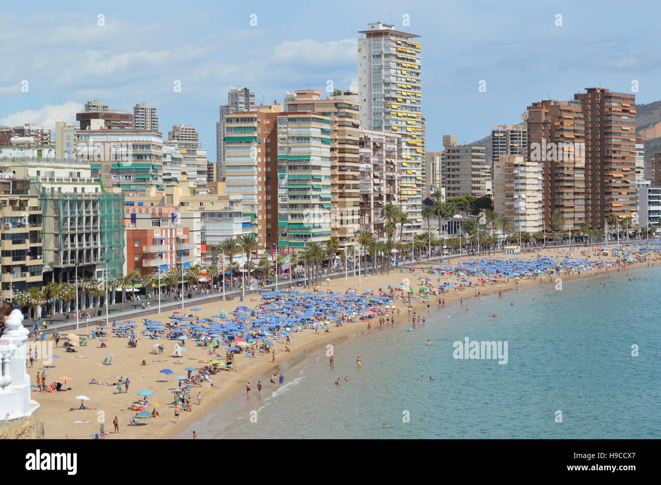 Photograph of Levante Beach in Benidorm, Costa Blanca, Spain ...