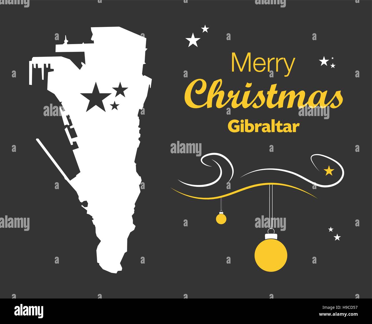 Map of gibraltar hi-res stock photography and images - Alamy