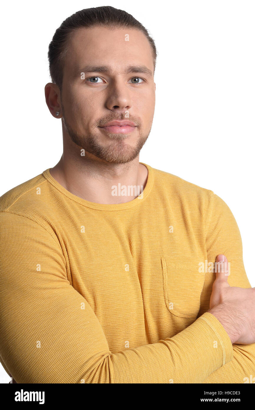 Confident young man Stock Photo - Alamy
