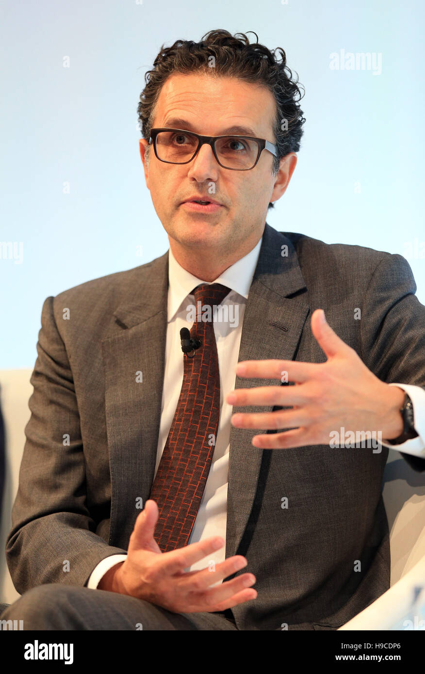 David Abraham, Chief Executive Channel 4, attends the Confederation of ...