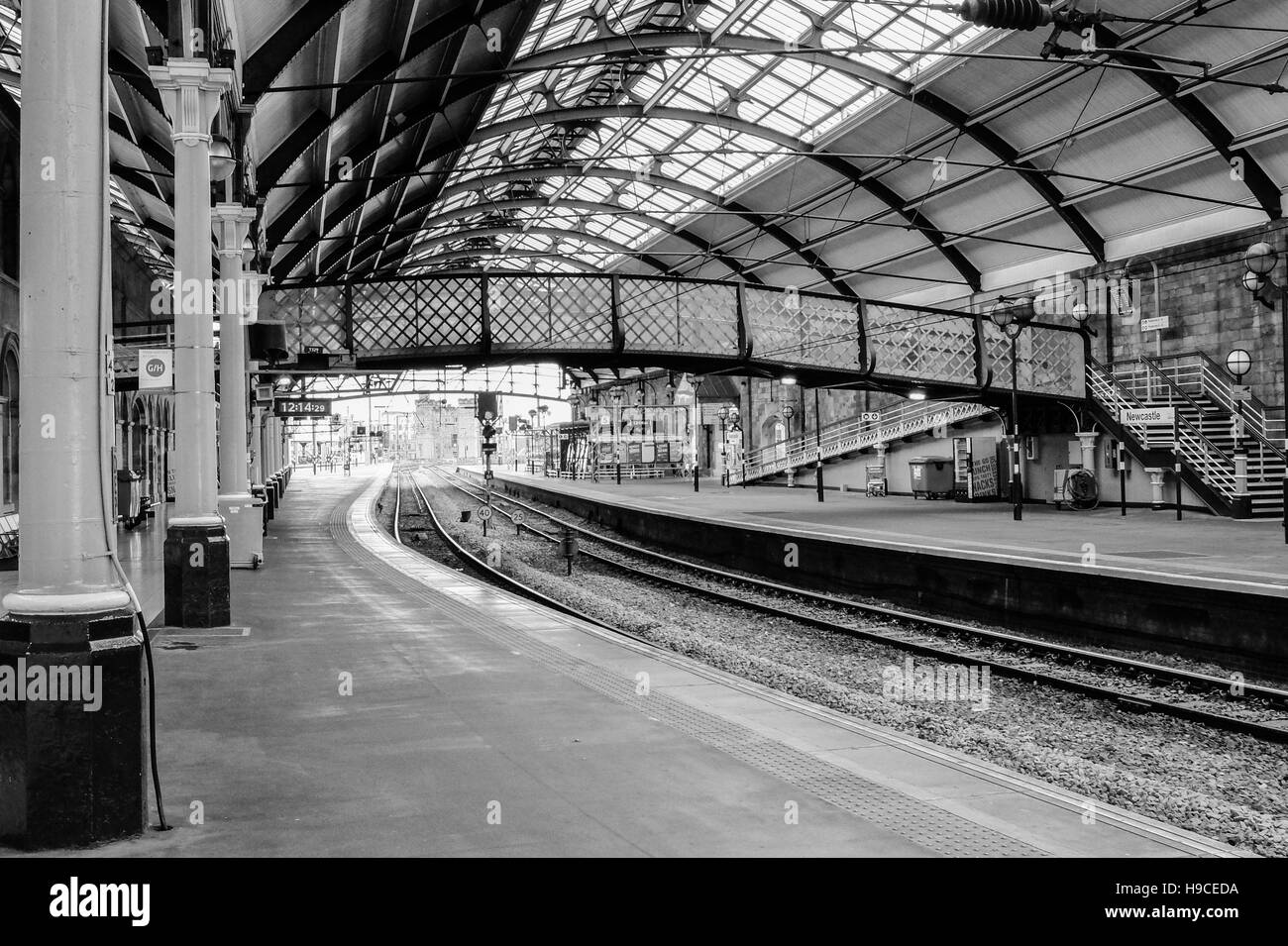 Train signal england Black and White Stock Photos & Images - Alamy