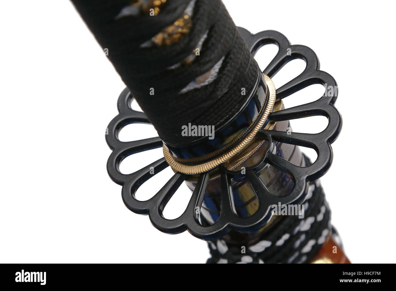 Tsuba : hand guard of Japanese sword Stock Photo - Alamy