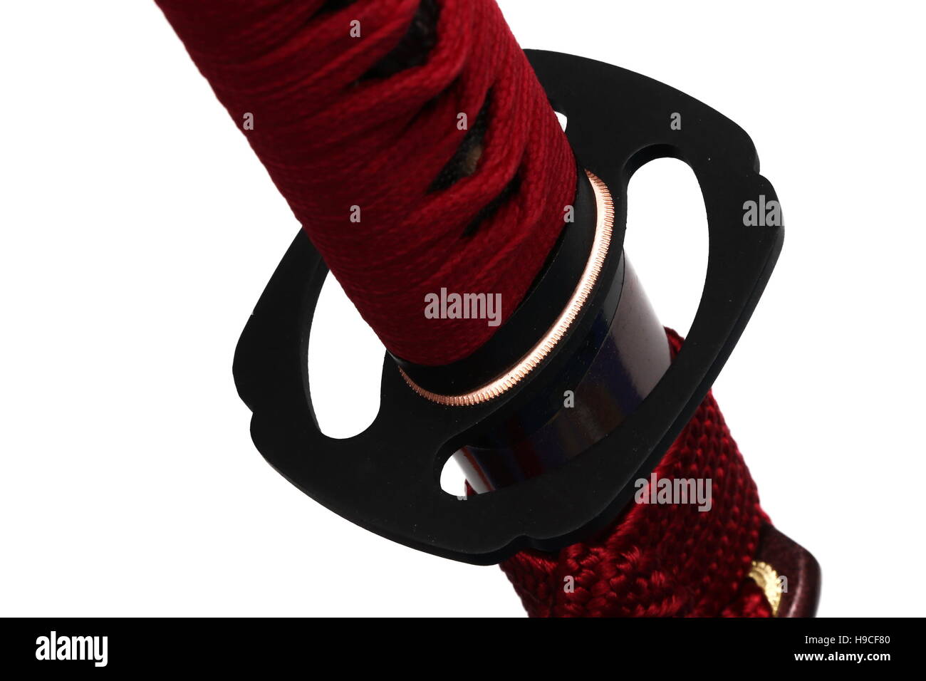 Tsuba : hand guard of Japanese sword Stock Photo - Alamy