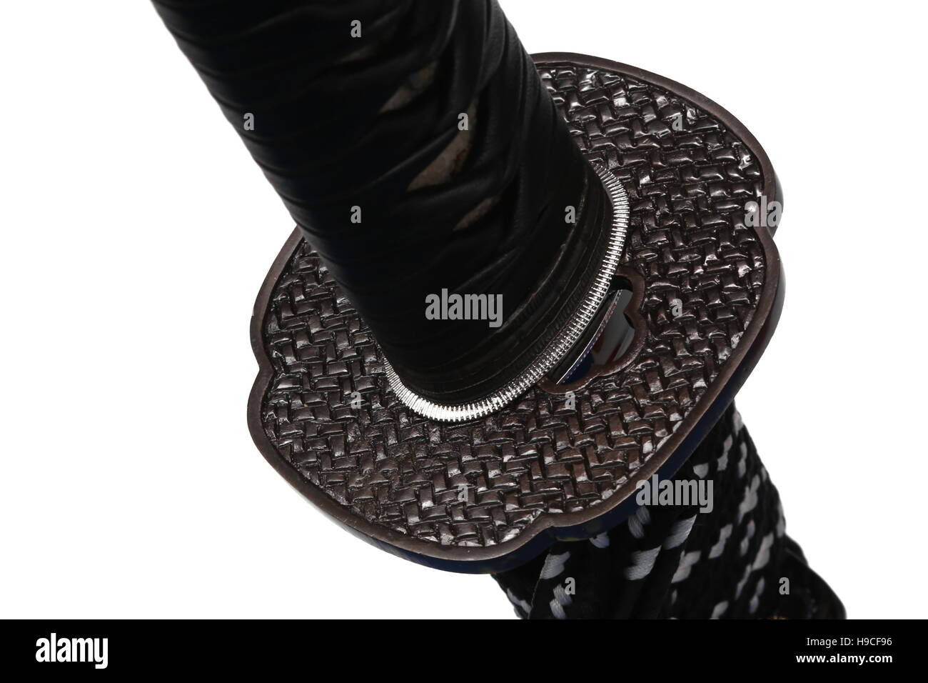 Tsuba : hand guard of Japanese sword Stock Photo - Alamy