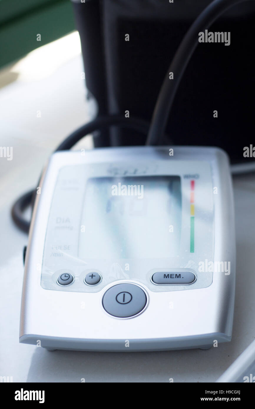 Portable hand held domestic cardiac blood pressure and irregular heart ...