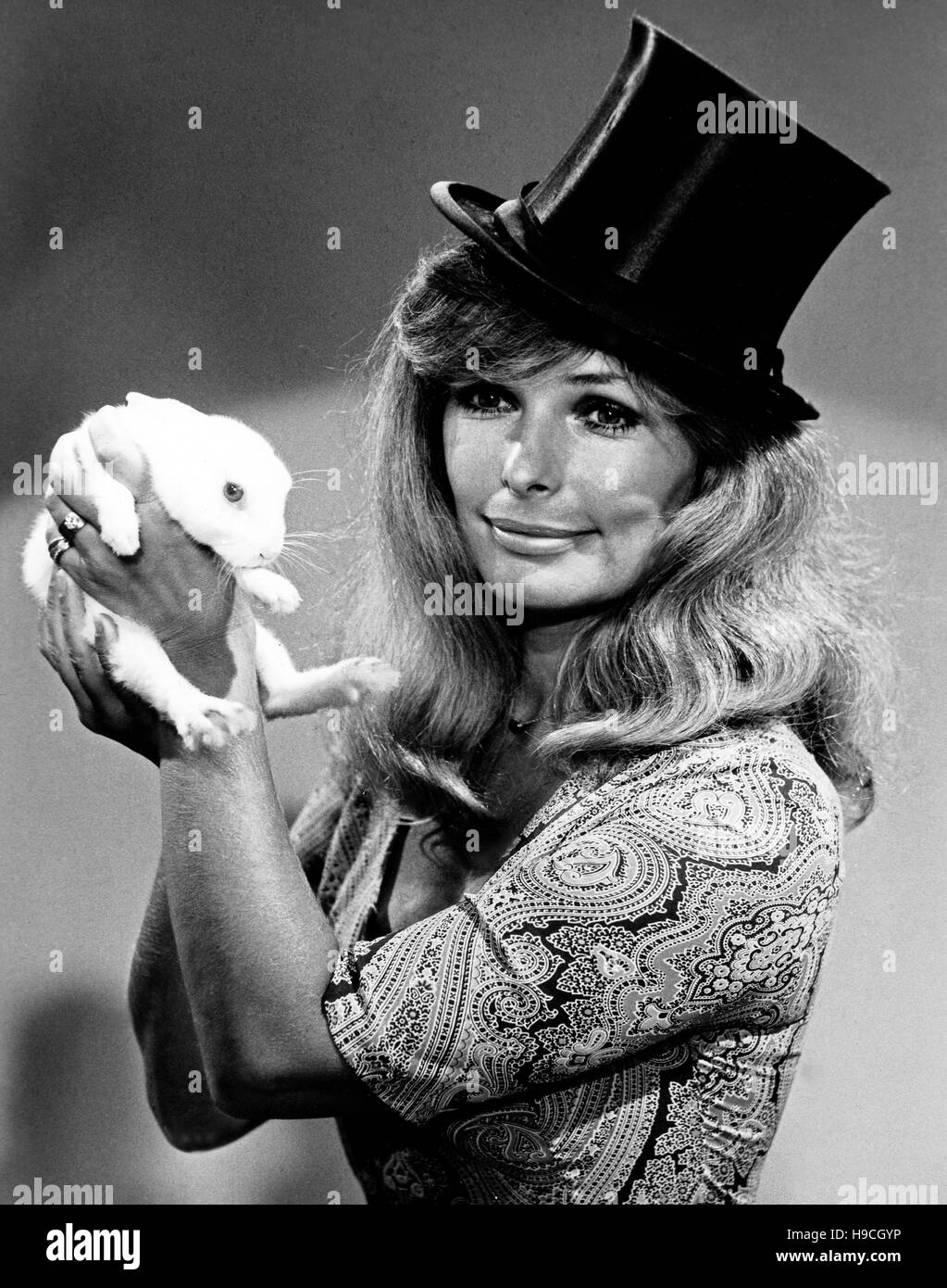 Dänische Sängerin und Schauspielerin Vivi Bach, Deutschland 1970er ...