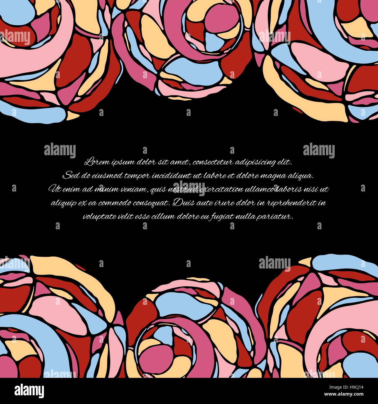 Abstract page border hi-res stock photography and images - Alamy