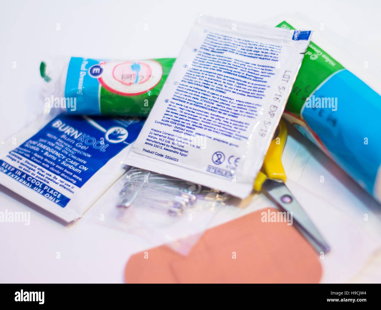 First aid products hi-res stock photography and images - Alamy