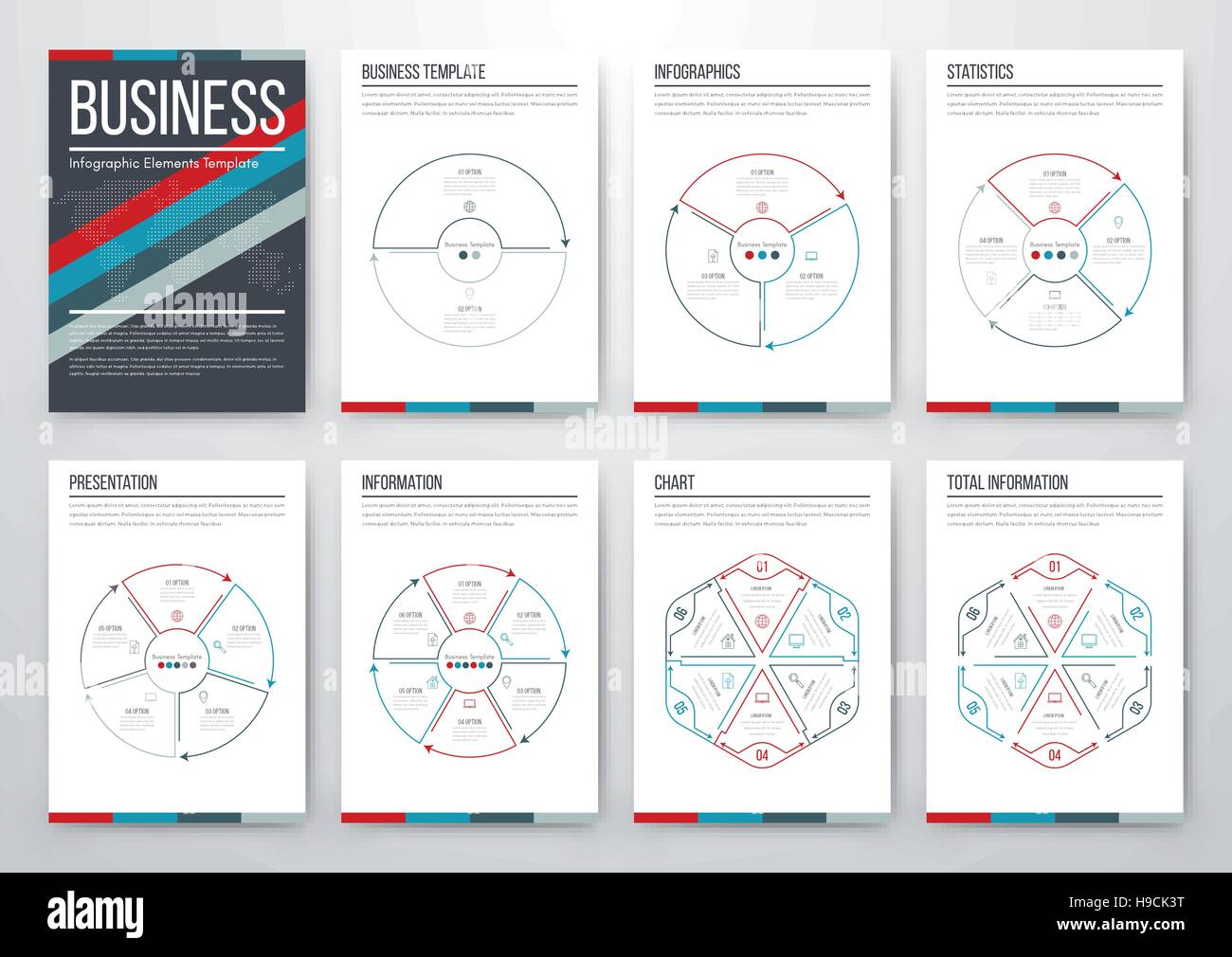 Infographic flyer hi-res stock photography and images - Alamy