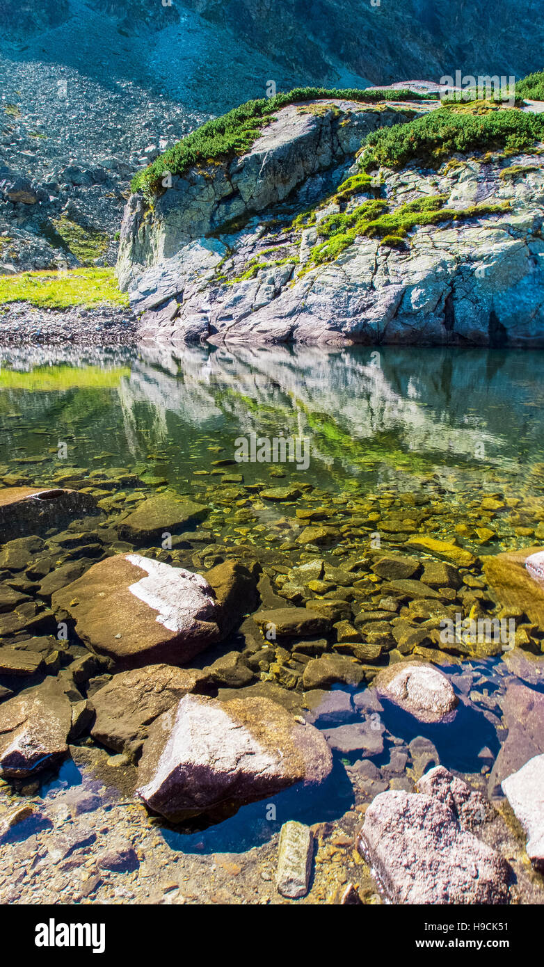 Mountains and lakes, Tatra Mountains, Slovakia Stock Photo - Alamy