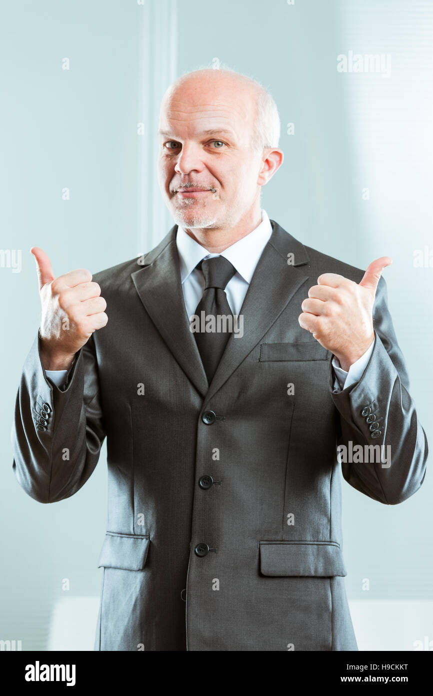 Double thumb hi-res stock photography and images - Alamy