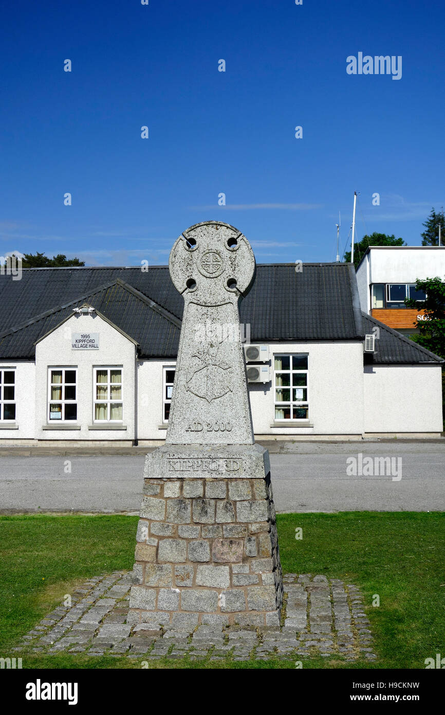 Kippford Village Hall & Millennium Cross, Colvend Coast, Dumfries and ...