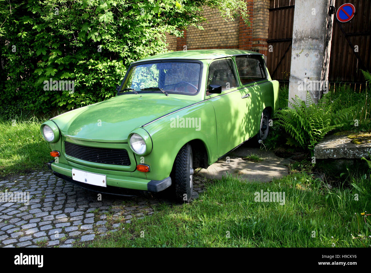Green trabant hi-res stock photography and images - Alamy