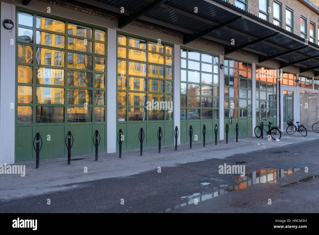 The unique industrial landscape in the city center of Norrkoping ...