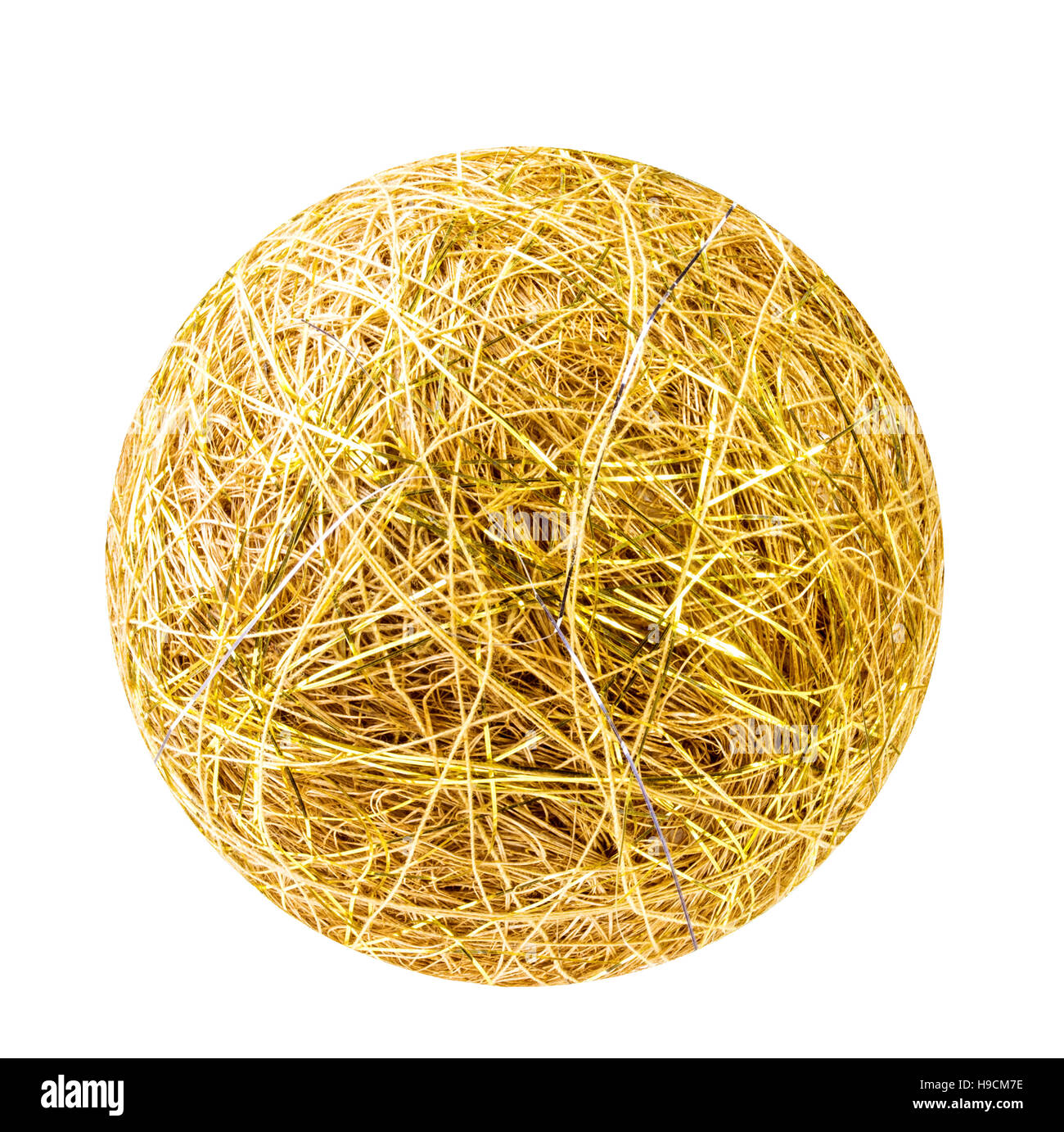 Shiny white christmas balls Cut Out Stock Images & Pictures - Alamy