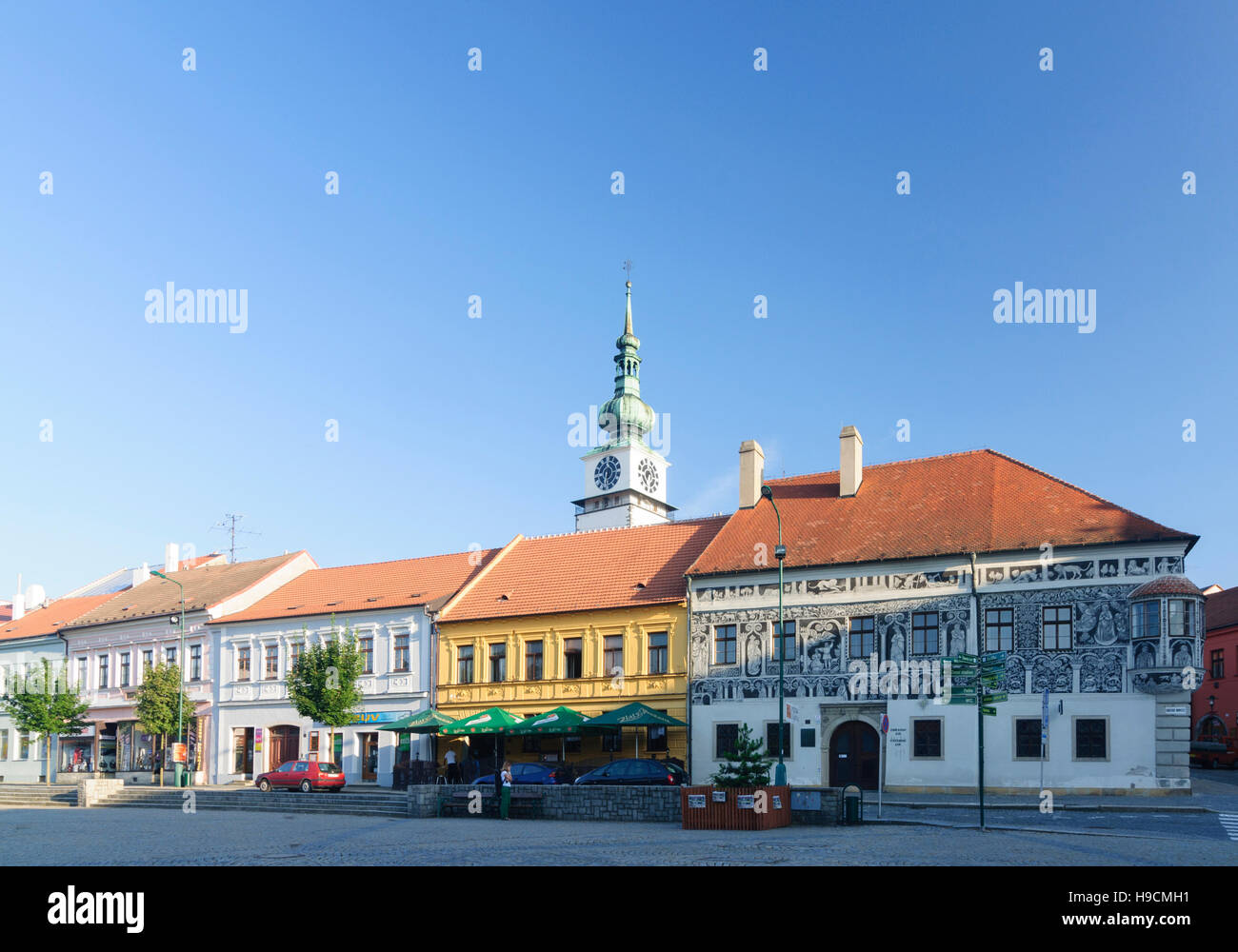 Square karlovo namesti and st martins church hi-res stock photography ...