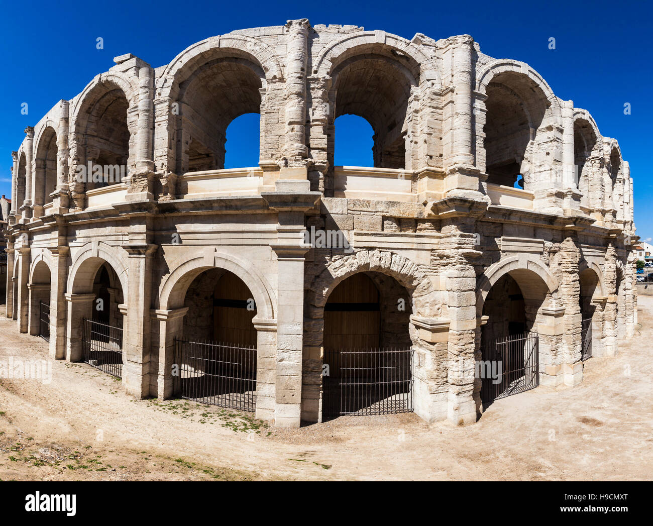 Arles Roman Amphitheatre. Arles, Provence-Alpes-Cote d'Azur, France ...