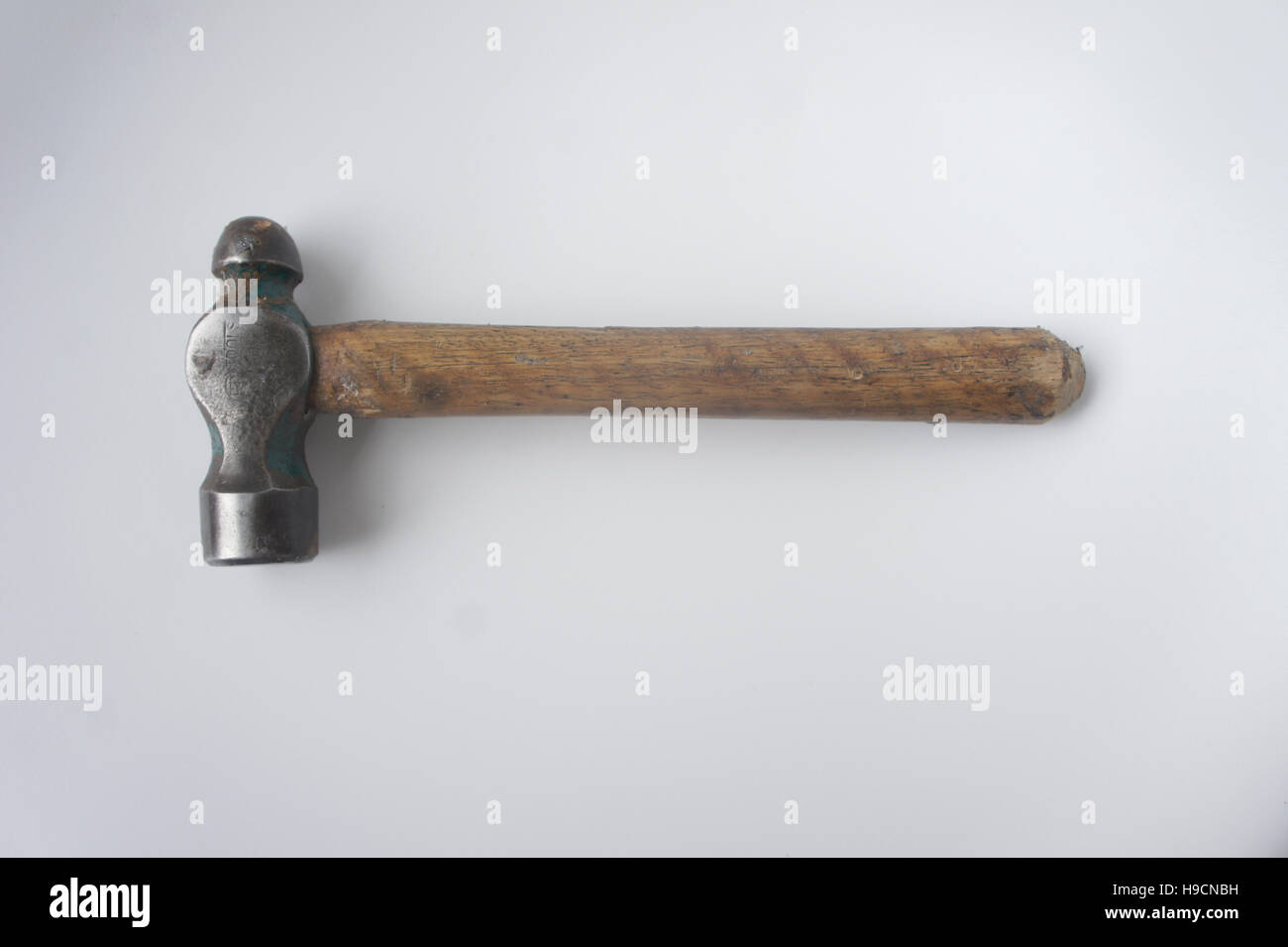 An old hammer as viewed from above Stock Photo - Alamy
