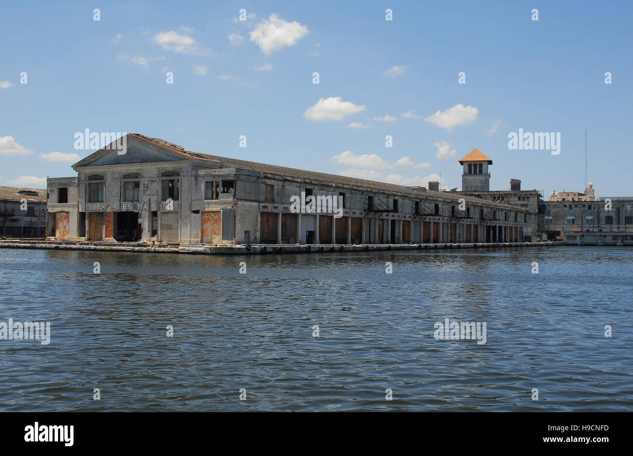 Cuba, Havana, Harbour, Port, Old Warehouses, Pier Stock Photo - Alamy