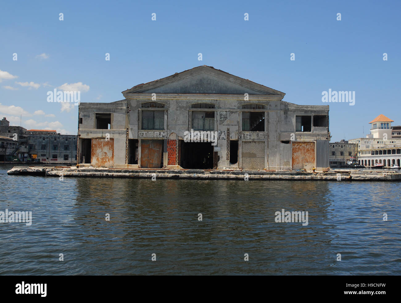 Cuba, Havana, Harbour, Port, Old Warehouses, Pier Stock Photo - Alamy