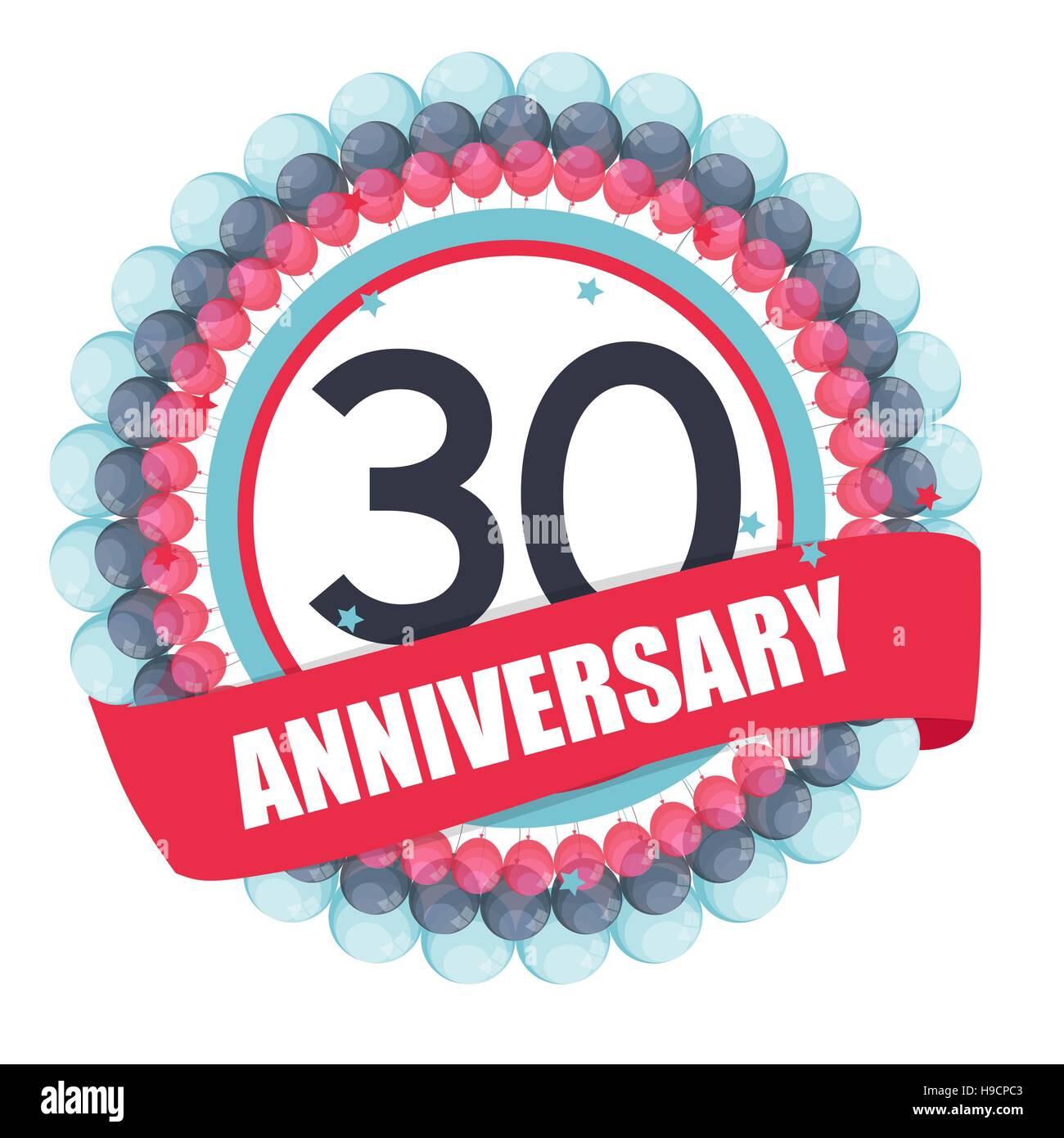 Balloon number 30 hi-res stock photography and images - Alamy