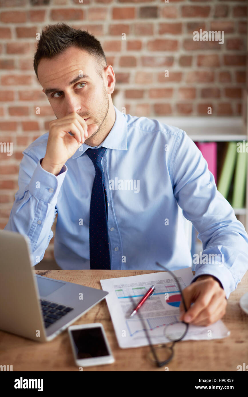 Office, formal, man behind computer hi-res stock photography and images ...