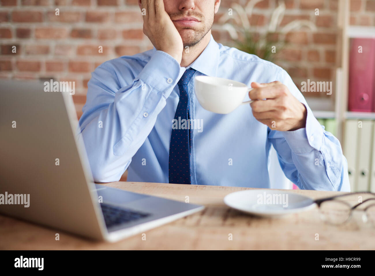 Tiring working day hi-res stock photography and images - Alamy