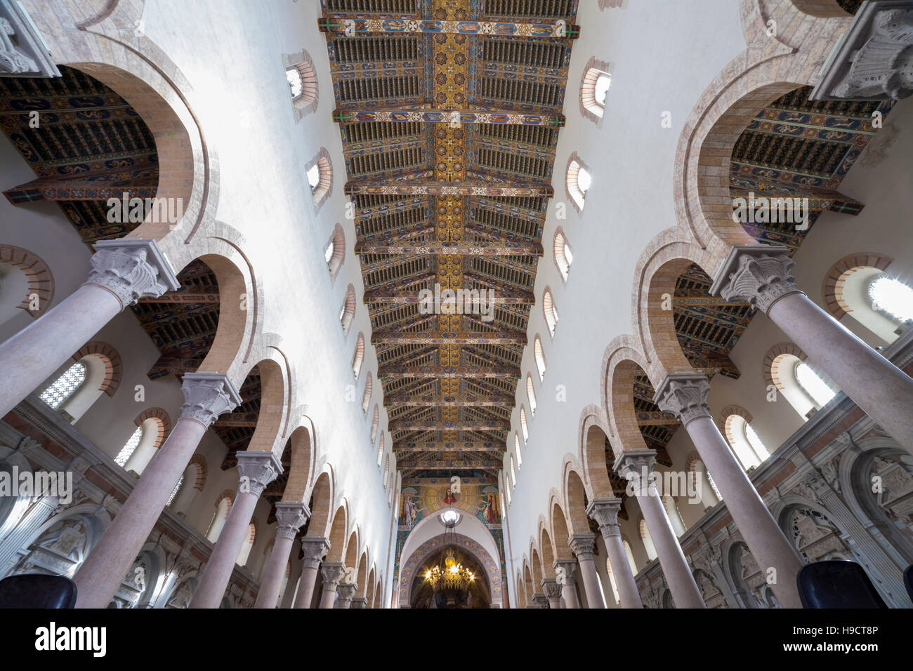 Messina, Italy, Duomo Cathedral Basilica Interior Stock Photo - Alamy