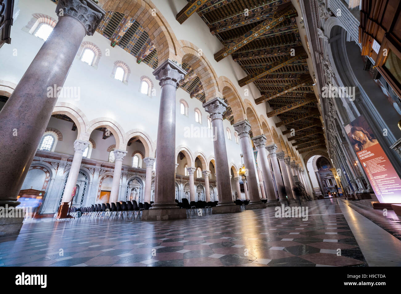 Messina, Italy, Duomo Cathedral Basilica Interior Stock Photo - Alamy